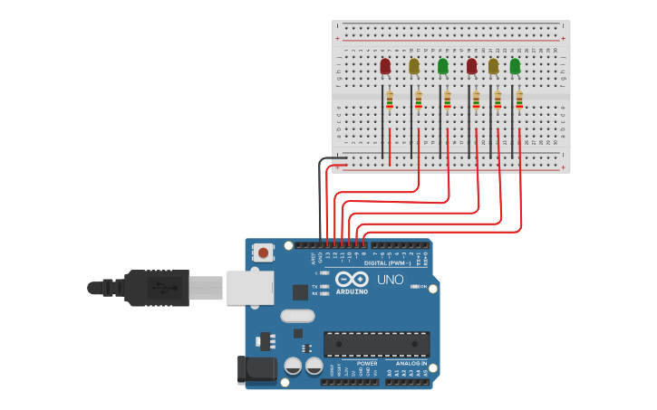 Circuit design Nhóm 4 - 11A2 - Bài 1.3 - Tinkercad