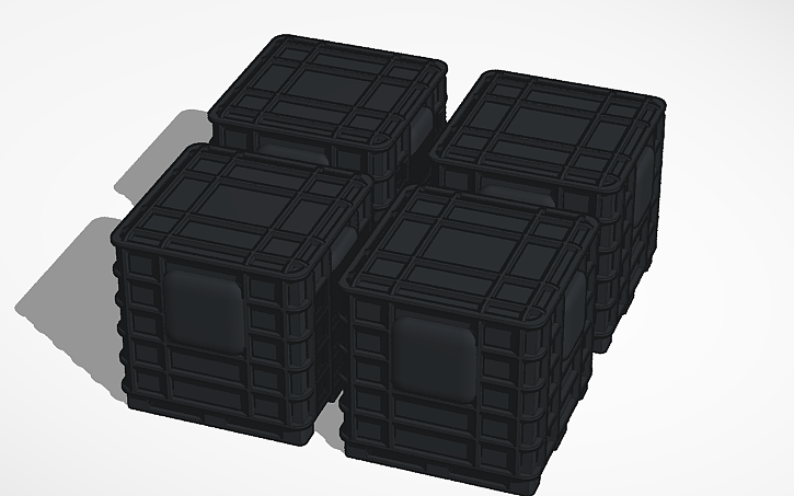 3D design Seed tender totes - Tinkercad
