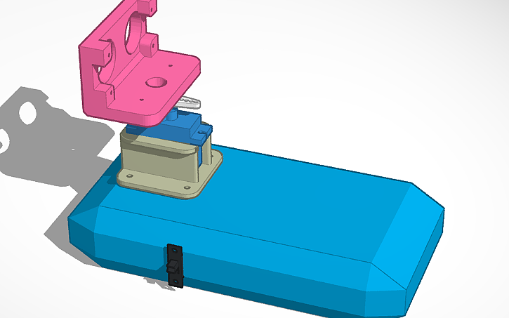 3D design arduino ultrasonic radar design - Tinkercad