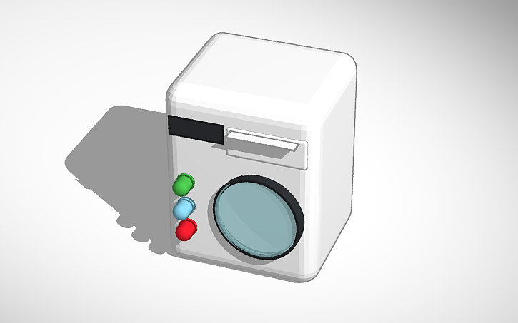 3D design Lavadora :) - Tinkercad