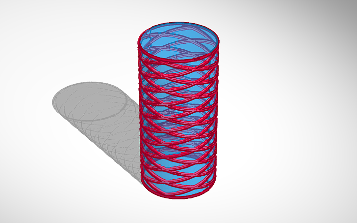 3D design Spiral Cylinder - Tinkercad