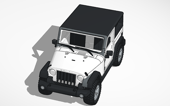 3D design Mahindra Thar - Tinkercad