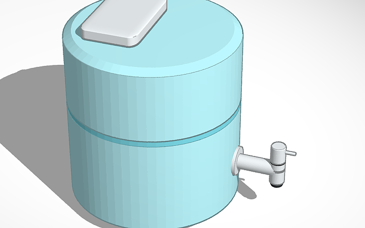 3D design Bucket Filter - Tinkercad