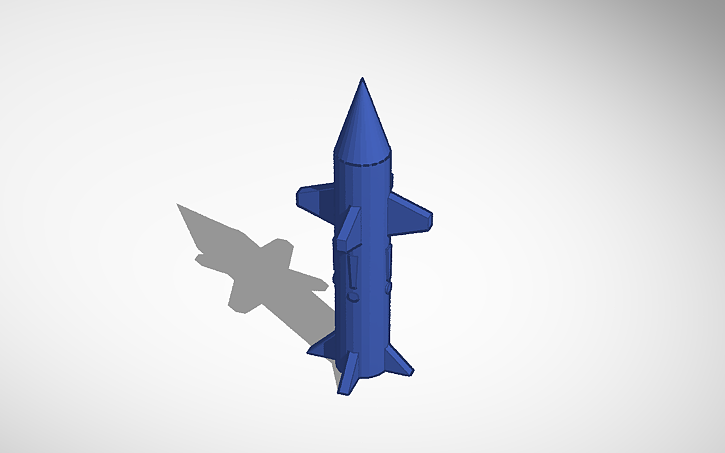 3D design Missile - Tinkercad