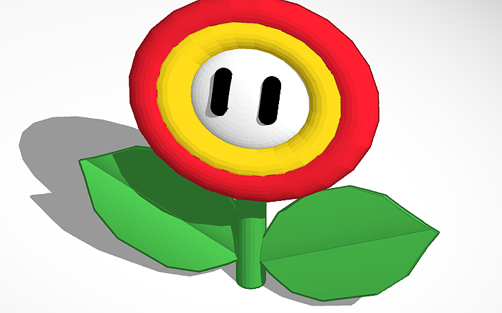 3D design Fire Flower - Tinkercad