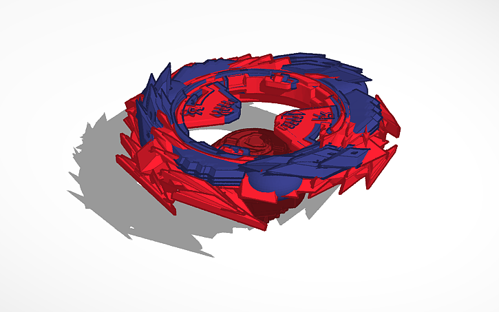 3D design Copy of Spinning top (Beyblade Pieces) - Tinkercad