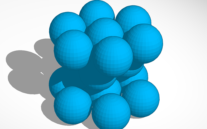 3d Design Hexagonal Close Packing Lattice Tinkercad