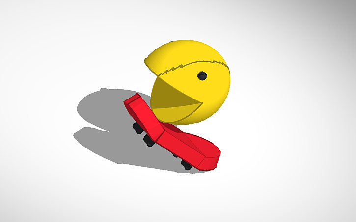 3D design skate'n pacman | Tinkercad