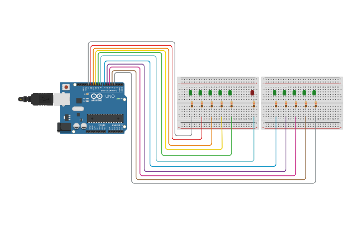 Circuit design Arduino | Tinkercad