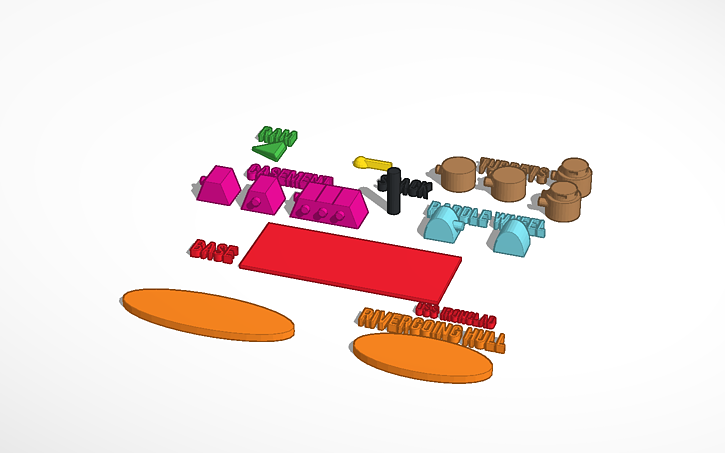 3D design Civil War IronClad Construction Kit - Tinkercad