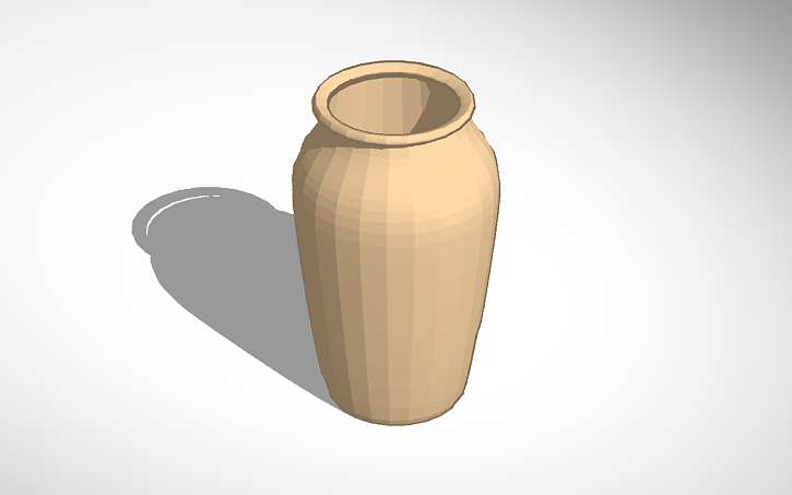 3D design Vase - Tinkercad