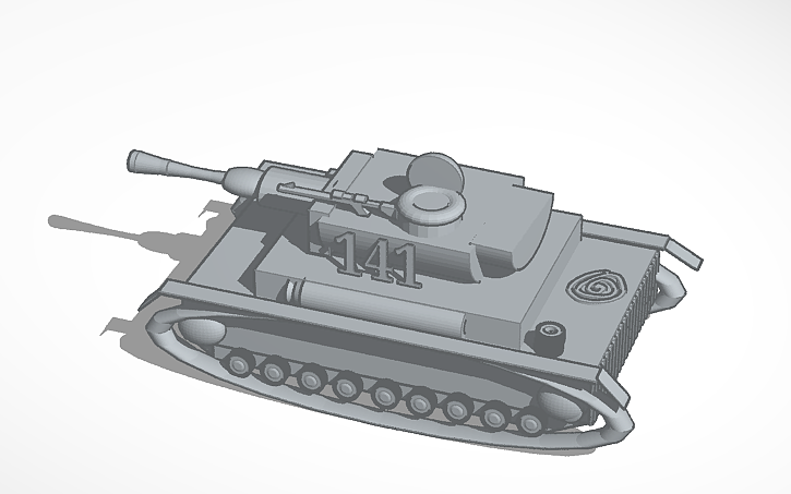 3D design Panzer III | Tinkercad