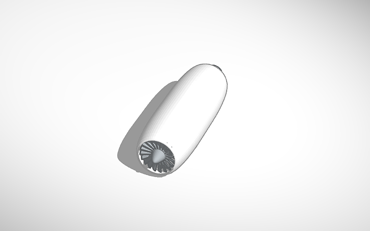 3D design Jet engine - Tinkercad