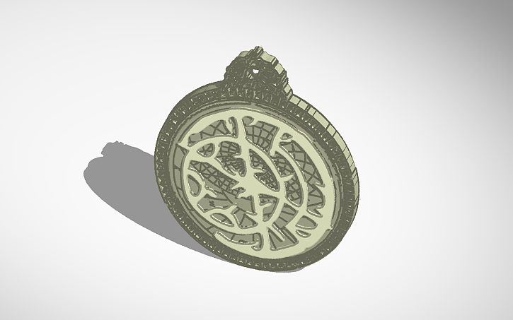 3D design Astrolabe - Tinkercad