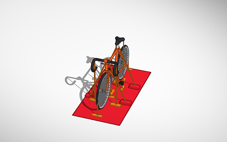 3D design Read-To-Print working bike - Tinkercad