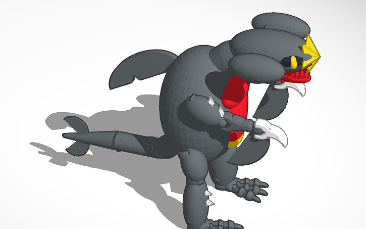 3D design Garchomp - Tinkercad