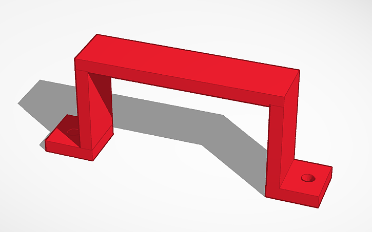 3D design handle - Tinkercad
