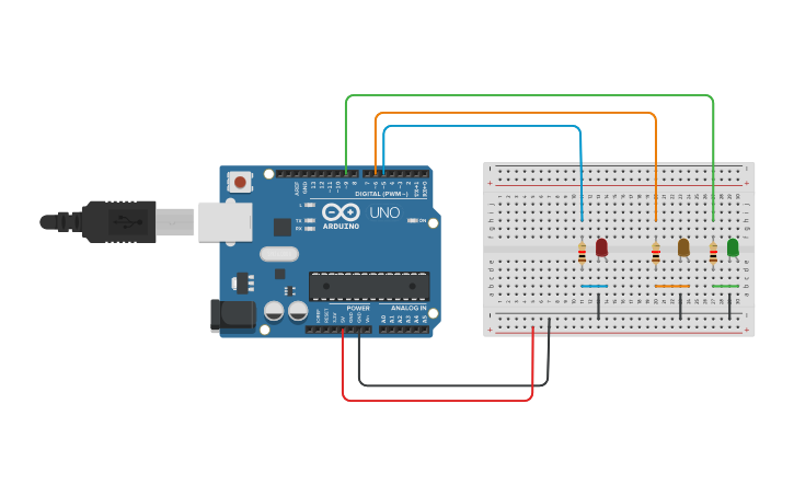 Circuit design statement if else if - Tinkercad