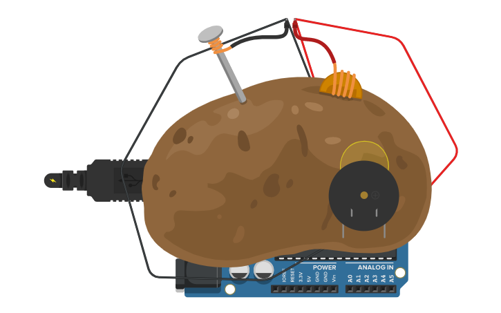 Circuit design Glados Potato - Tinkercad