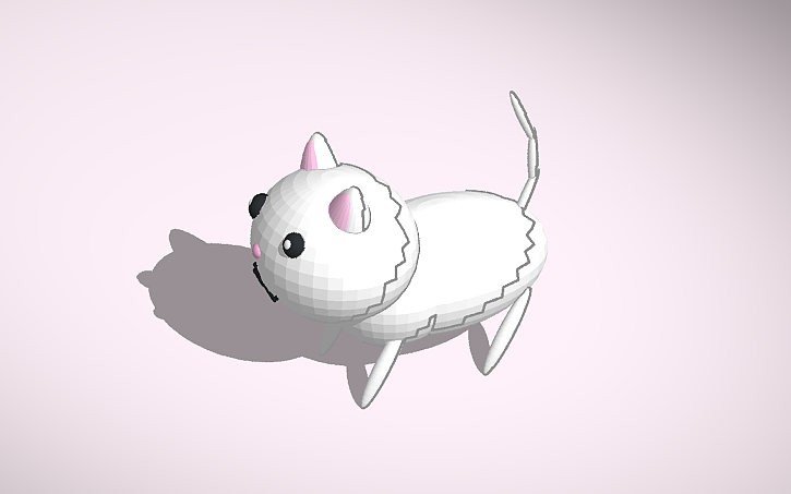 3D design Cute kitty! - Tinkercad