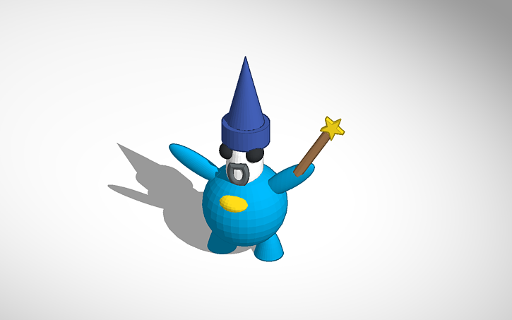 3D design wizard bobington - Tinkercad
