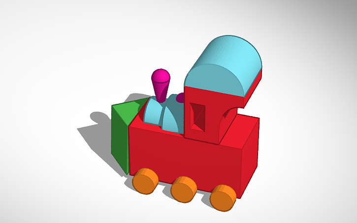 3D design 2勤 12 train | Tinkercad