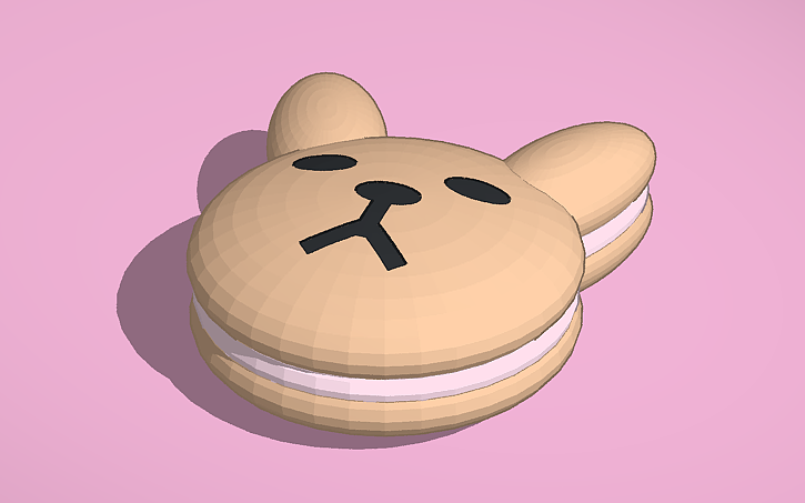 3D design Biscuit - Tinkercad