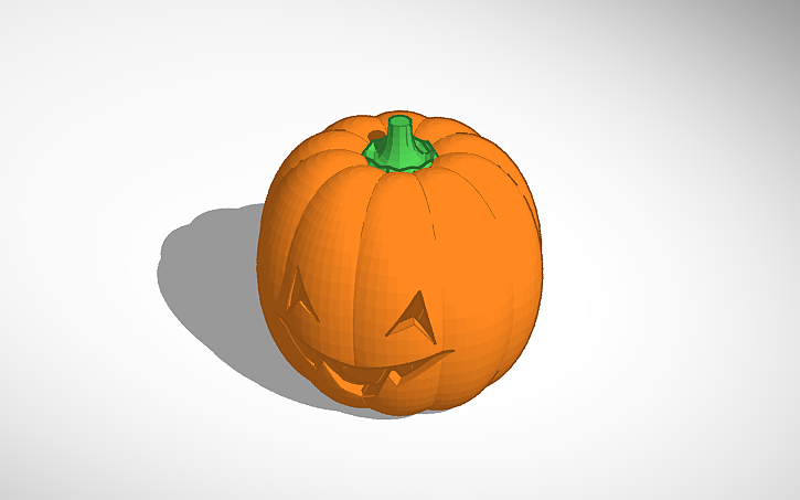 3D design Pumpkin - Tinkercad
