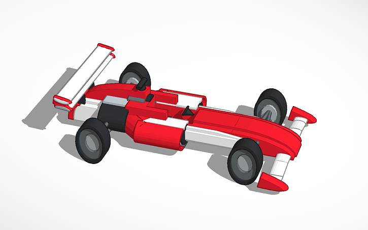 3D design formula 1 - Tinkercad