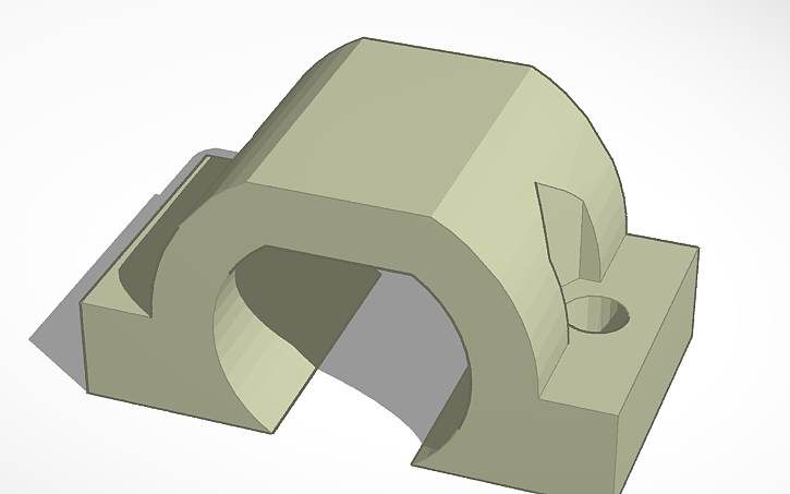 3D design soporte motor pololu - Tinkercad