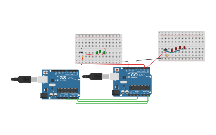 Circuit design I2C - Tinkercad