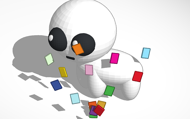 3D design autism creature - Tinkercad