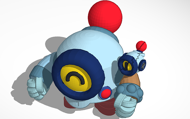 3D design brawl stars nani (original) - Tinkercad