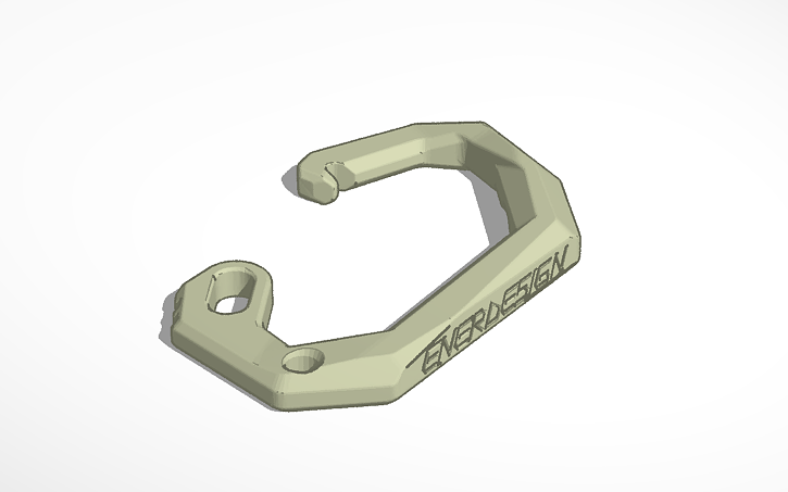 3D design Karabiner Haken Body - Tinkercad