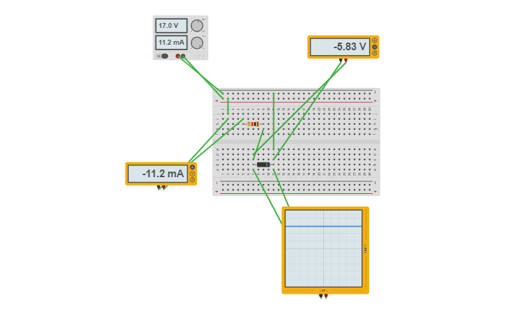 Circuit design Zener Diode RB | Tinkercad
