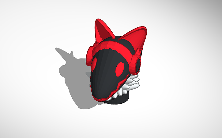 3D design Red the Protogen Head | Tinkercad