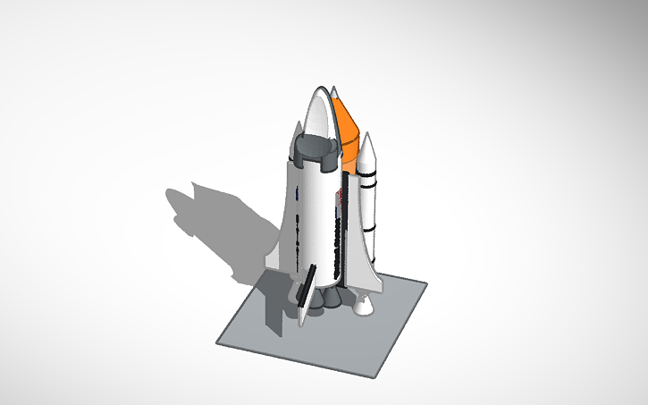 3D design Space shuttle - Tinkercad