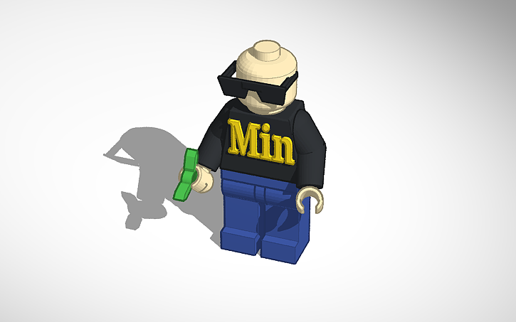 3D design Copy of dank lego man | Tinkercad