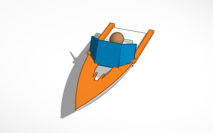 3D design boat - Tinkercad