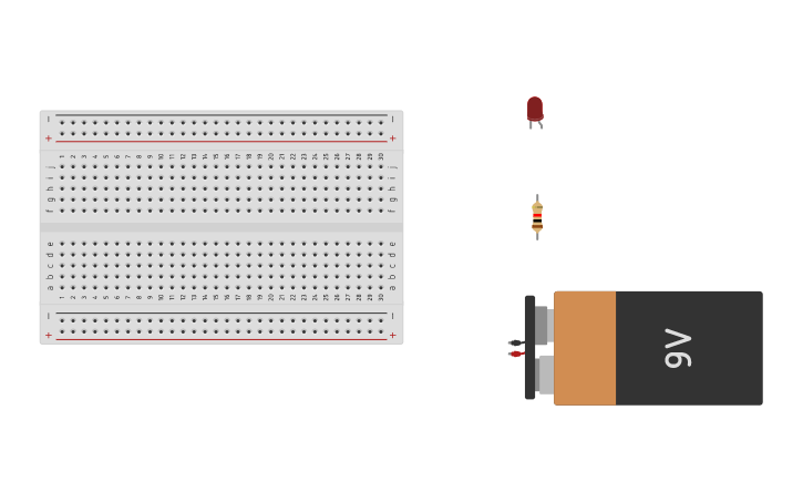 Circuit design Ligar um led - Tinkercad Circuit design Ligar um led - Tinkercad