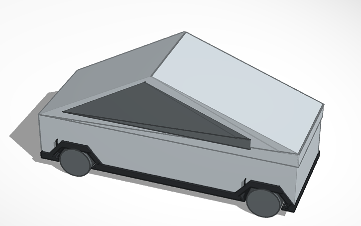 3D design Cybertruck - Tinkercad