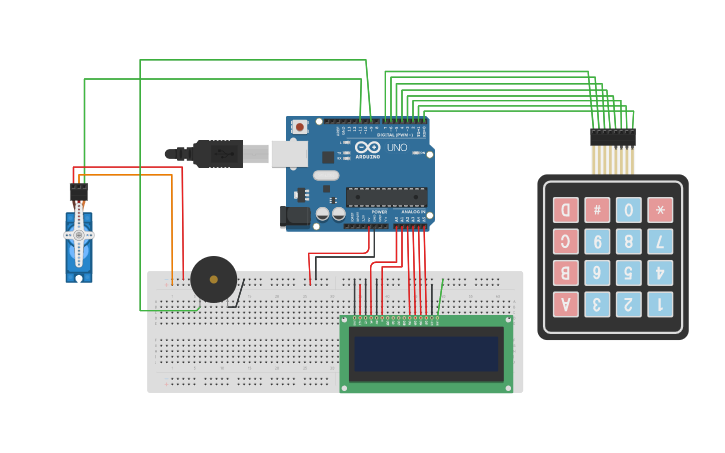 Circuit Design Home Security System Tinkercad