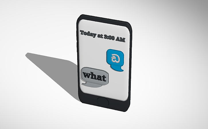 3D design Apple iPhone - Tinkercad