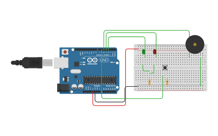 Circuit design Exame Arduino I- Diego Rodrigo Pérez | Tinkercad