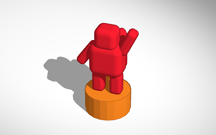 3D design Astoronot statue - Tinkercad