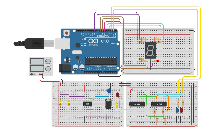 Circuit design Micro Proyecto 3 - Tinkercad