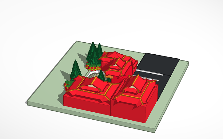 3D design restaurant | Tinkercad