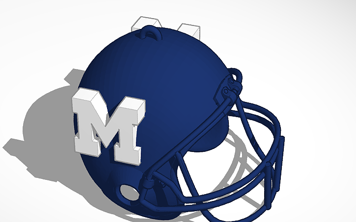 3D design Michigan Helmet- The Big 10 Helmets | Tinkercad