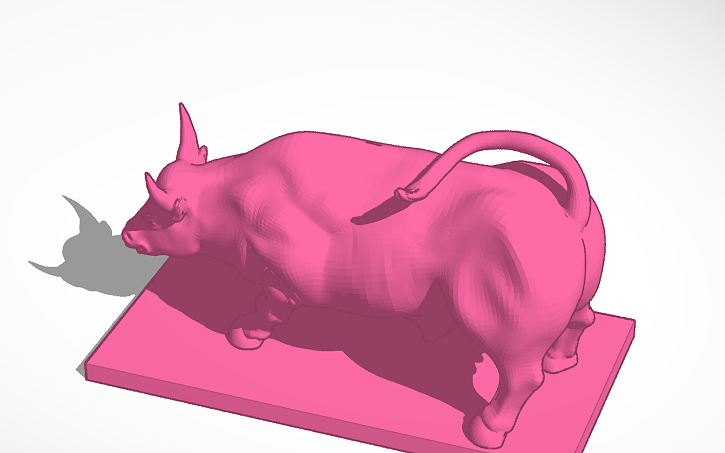 3D design toro wallstret | Tinkercad