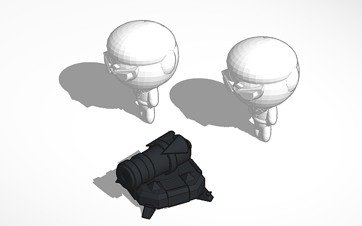 3D design the canon of chibi | Tinkercad